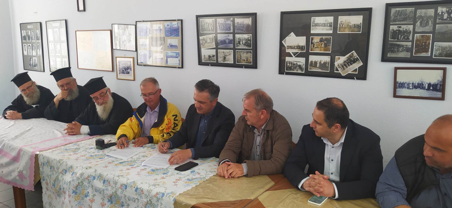 Υπογραφή Σύμβασης για το Μοναστήρι στον Ταξιάρχη Γρεβενών - mygrevena