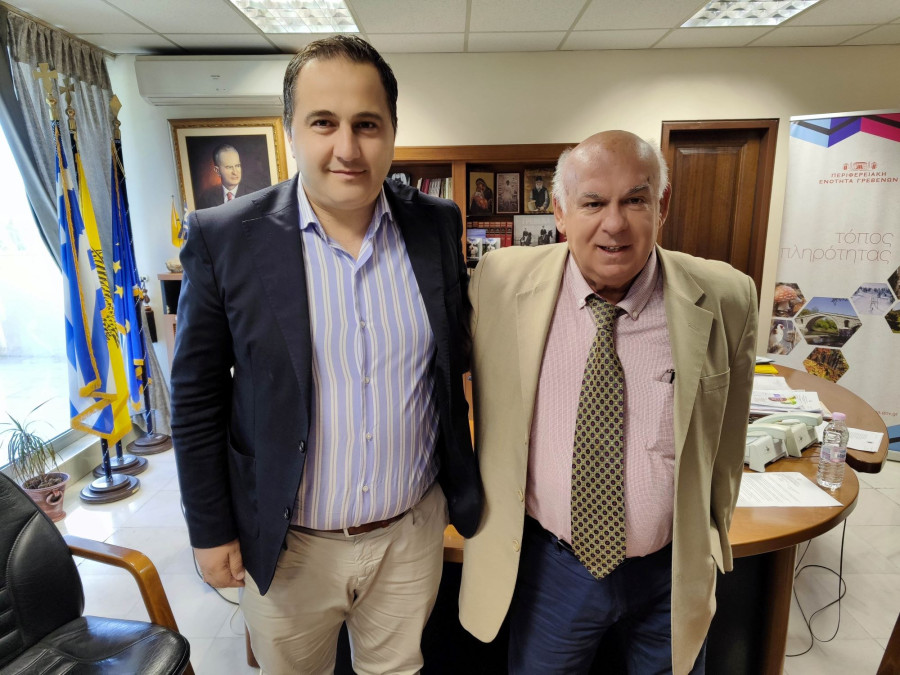 ΕΠΙΣΚΕΨΗ ΚΥΡΙΑΚΟΥ ΤΑΤΑΡΙΔΗ ΣΤΟ ΔΙΟΙΚΗΤΗΡΙΟ ΤΗΣ ΠΕ ΓΡΕΒΕΝΩΝ - mygrevena